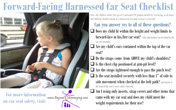 Car Seat Safety: Checklists for Proper Car Seat Use