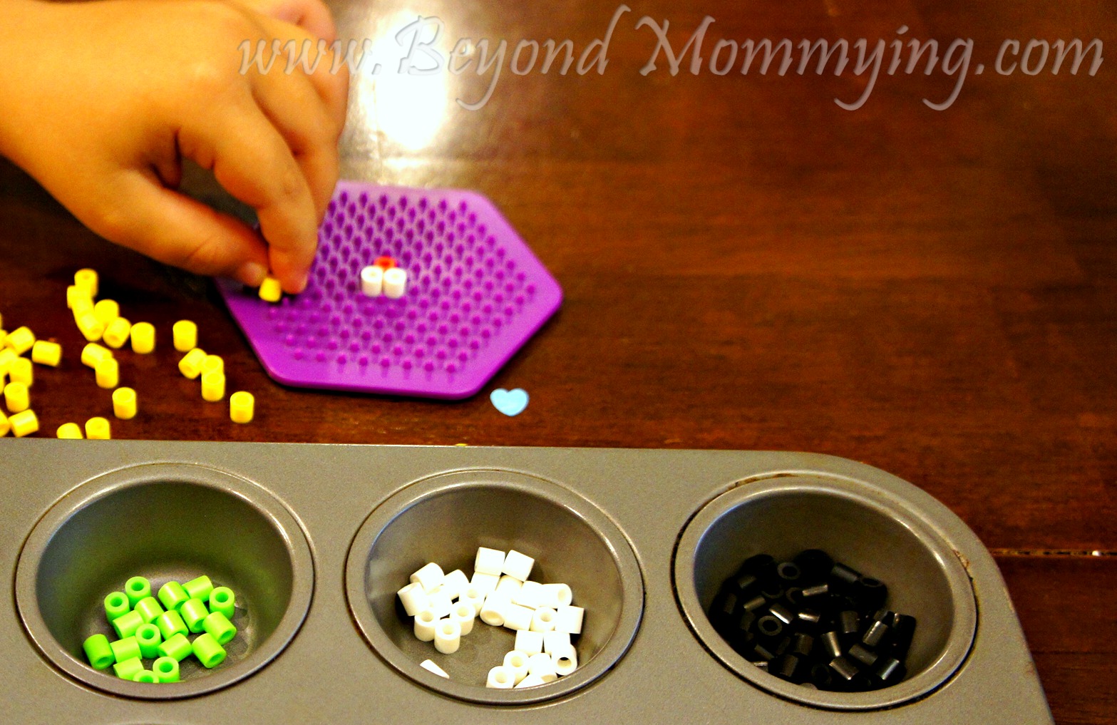 Using Fuse Beads to Practice Fine Motor Skills In Preschoolers