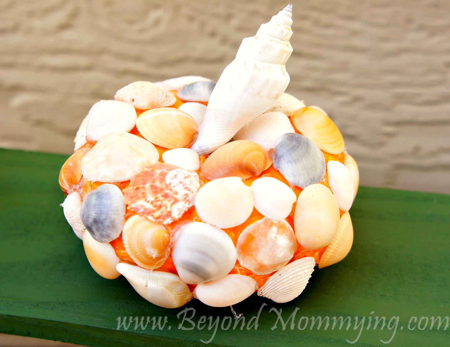 Beach Pumpkin Crafts for Florida Inspired Halloween Decorations