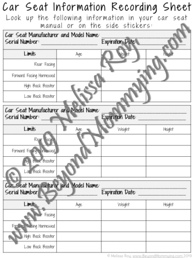 Car Seat Safety: Checklists for Proper Car Seat Use
